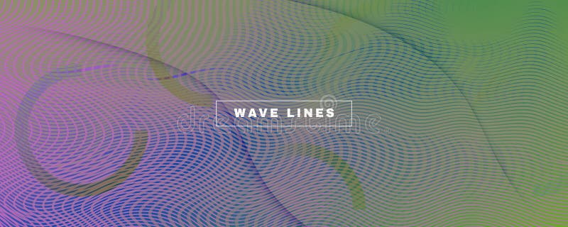 Flow Geometric Abstract. Vector Dynamic Lines Stock Vector ...