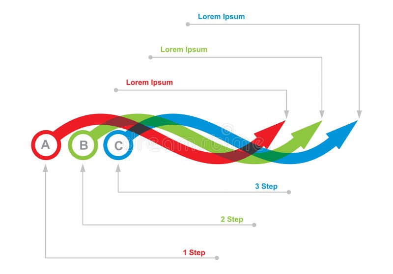 Flow or graph illustration stock vector. Illustration of concept - 49653458