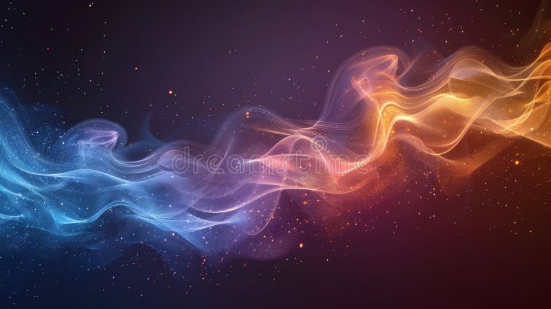 Flow of Hot Air on a Transparent Background. Heater Element with ...
