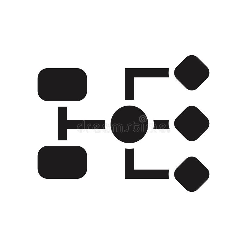 Flow Icon Vector Sign and Symbol Isolated on White Background, F Stock ...