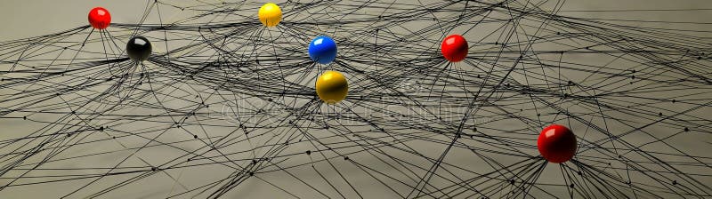 The Flow of Ideas is Represented by Colorful Lines Connecting Several ... The Flow of Ideas is Represented by Colorful Lines Connecting Several ...