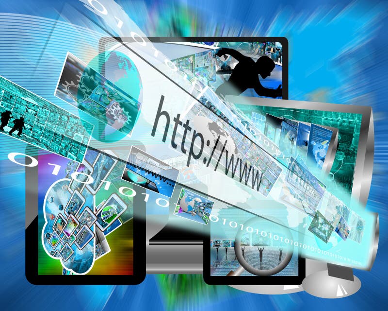 Flow of information stock photo. Image of computer, choice - 48609804