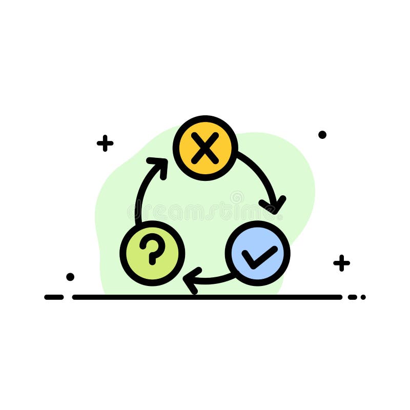 Daily, Flow, Issues, Organization, Realization Business Flat Line ...