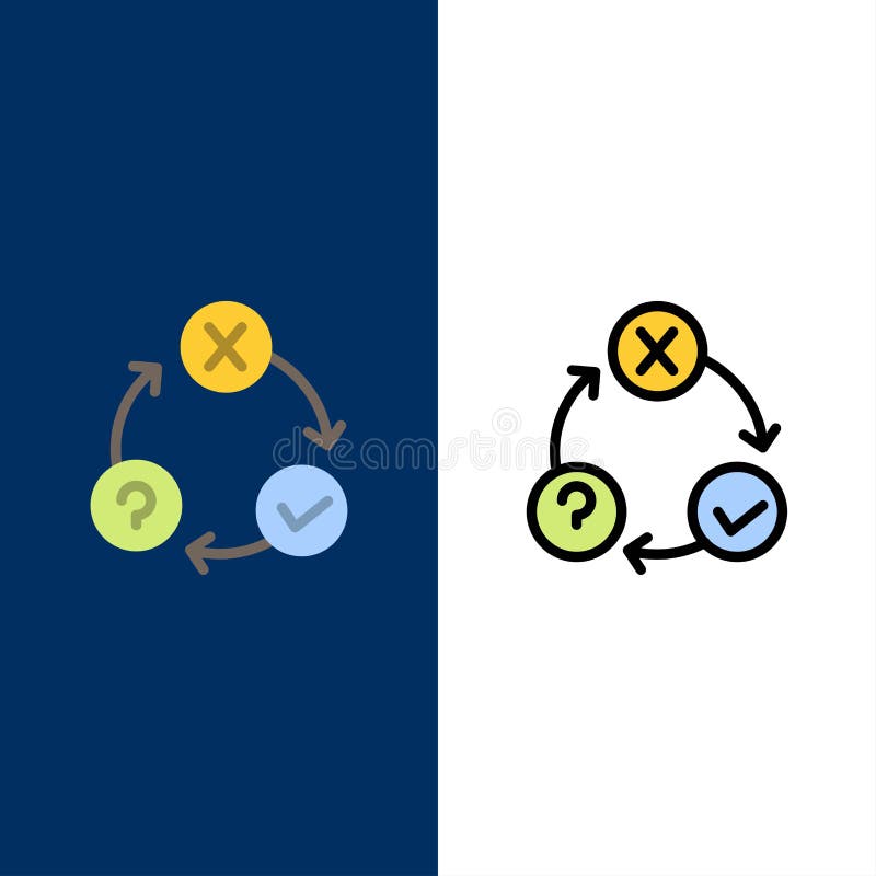 Daily, Flow, Issues, Organization, Realization Business Flat Line ...