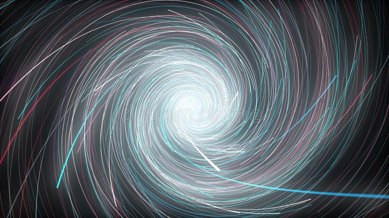 Flow of light glow lines stock illustration. Illustration of lines ...