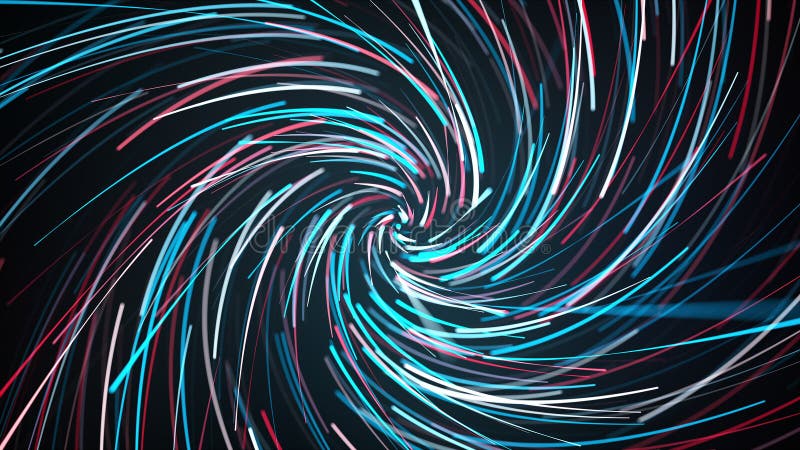 Flow of light glow lines stock illustration. Illustration of design ...