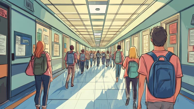 Flow of Movement, People Traversing a Modern, Architecturally Designed ...