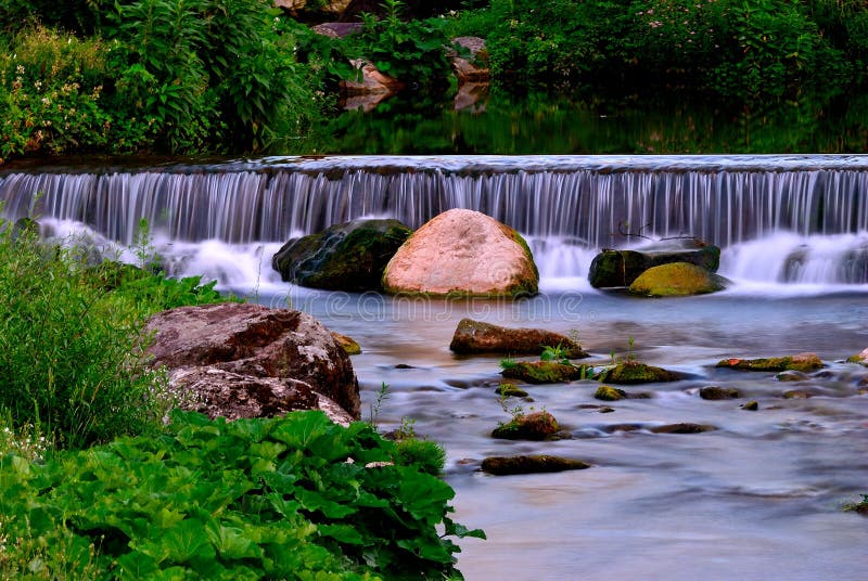 Flow stock photo. Image of waterfall, flowing, water - 121805638