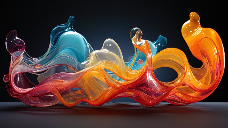 The Flow of Plastic Semi Finished Products that Turn into Forms of ...