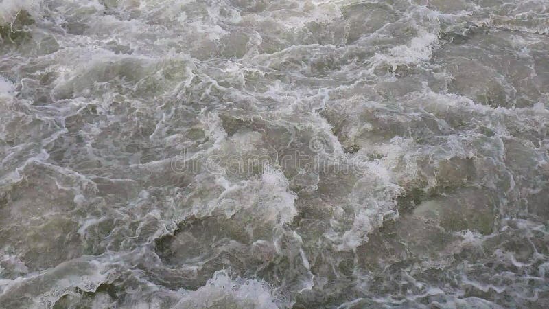 The Flow of Rapid Mountain Rivers. Chaotic Movement of Water Bubbling ...