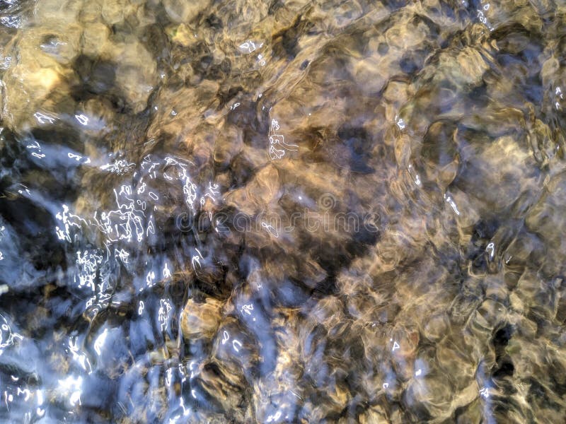 The Flow of the River Water is Very Clear and Clean, it Looks so Pure ...