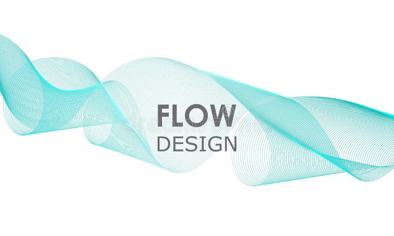 Flow Shapes Design. Liquid Wave Background. Abstract 3d Flow Design ...
