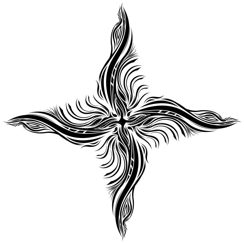 Flow Star stock vector. Illustration of flowing, pieces - 11875415