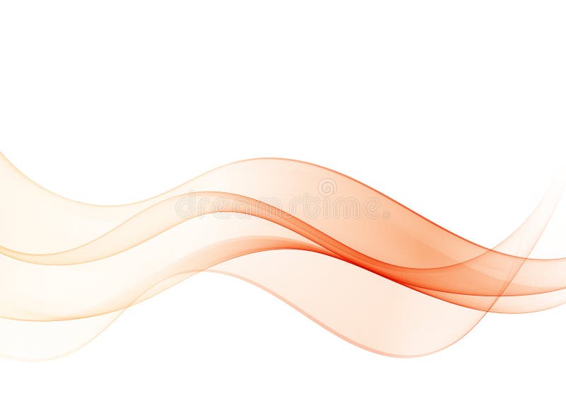 Flow of Transparent Abstract Wave. Design Element. Stock Vector ...