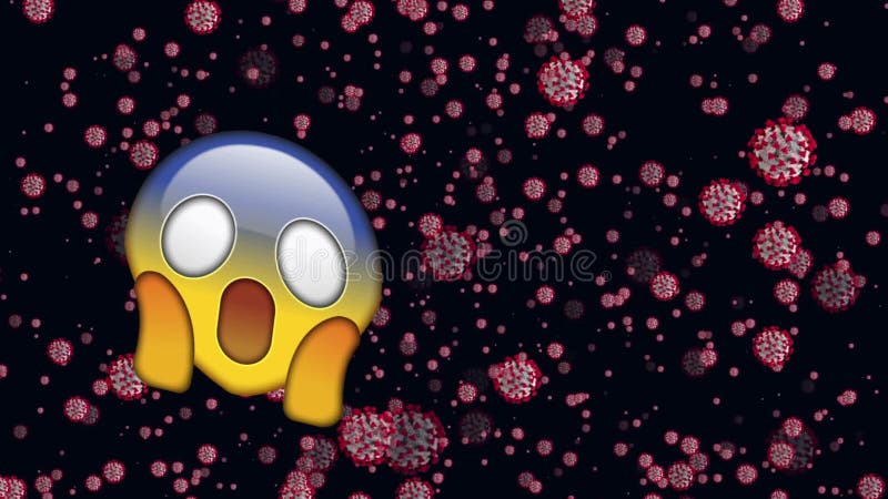 Flow of Virus Cells Animation Funny Scared Screaming Emoticon Panic ...