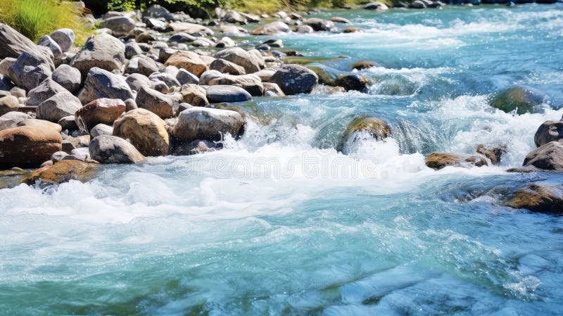 Flow water current stock illustration. Illustration of velocity - 371802168