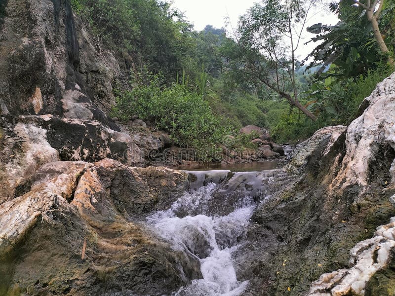 The Flow of Water in the River that Calms the Mind Stock Image - Image ...