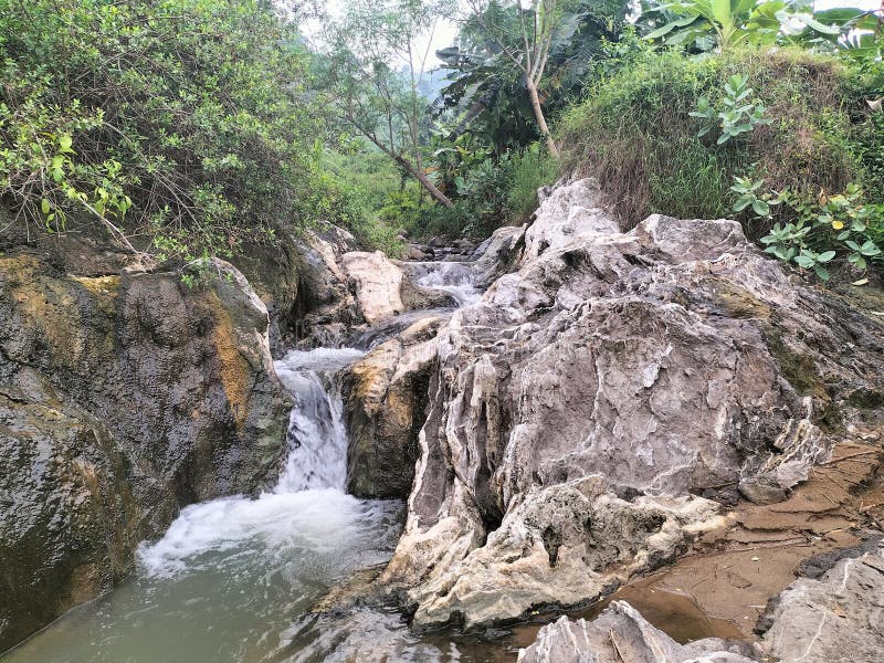 The Flow of Water in the River that Calms the Mind Stock Image - Image ...