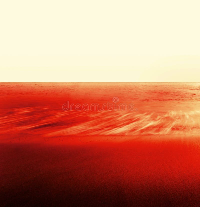 Flow, Water, Sand, Red stock photo. Image of soft, beach - 8858142