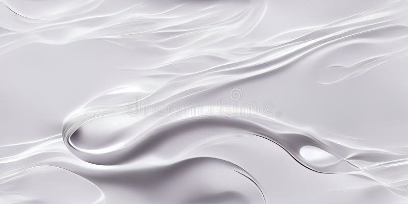 Flow of a White Flowing Liquid, a Shameless Creamy Texture Stock ...