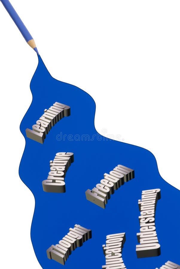 Flow of words stock illustration. Illustration of educate - 1440777