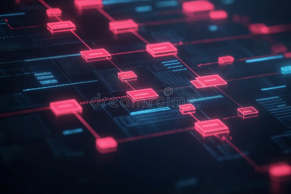 Flowchart of AI in Data Protection. Stock Illustration - Illustration ...