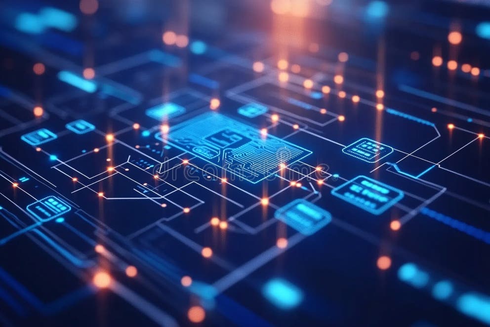 Flowchart of AI in Data Protection. Stock Illustration - Illustration ...