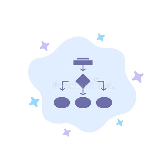 Flowchart, Algorithm, Business, Data Architecture, Scheme, Structure, Workflow Blue Icon on ...