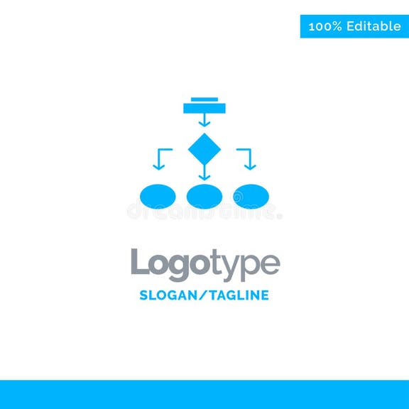 Flowchart, Algorithm, Business, Data Architecture, Scheme, Structure, Workflow Blue Solid Logo ...