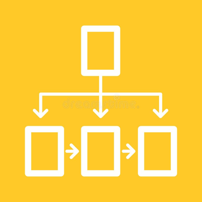 Flowchart stock vector. Illustration of flowchart, connection - 79293840