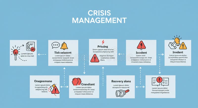 Flowchart Depicting a Crisis Management Process. it Consists of Six ...