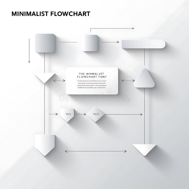 Flowchart Design Clean Background Illustration Stock Vector ...