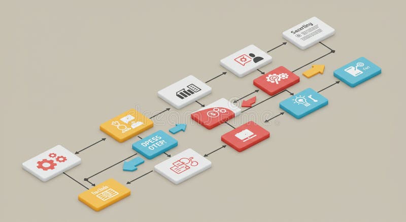 Visual Flowchart of Protein Folding Pathways and Mechanisms with White ...