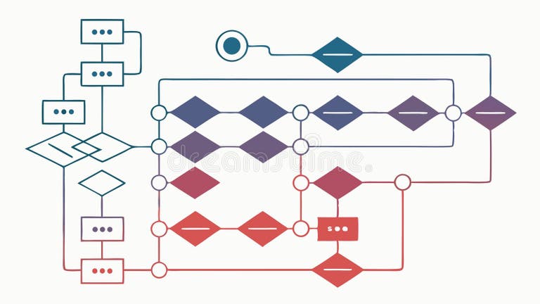 Flowchart Diagram, Decision Making Process, Vector Design Generative AI Stock Vector ...