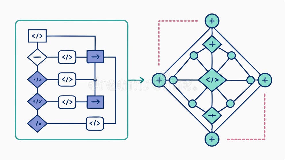 Flowchart Diagram Design, Process and Workflow Layout Vector Design Generative AI Stock Vector ...