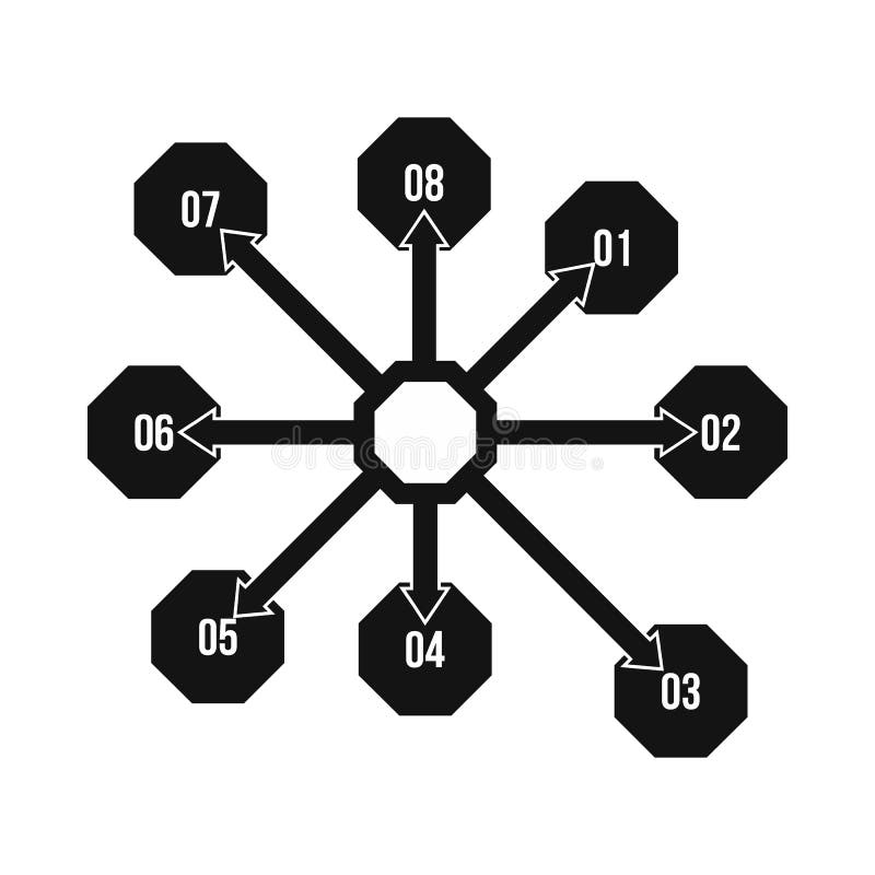 Flowchart Diagram, Scheme Icon, Simple Style Stock Vector ... Flowchart Diagram, Scheme Icon, Simple Style Stock Vector ...