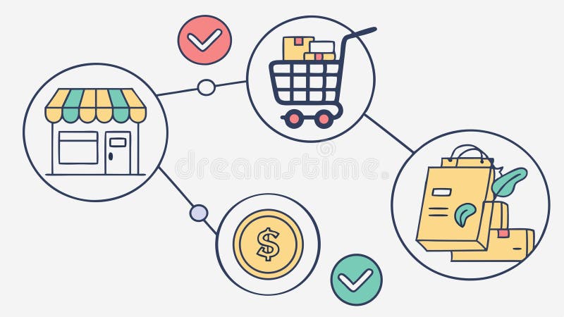 A Flowchart of the E-commerce Process from Store To Customer Purchase ...