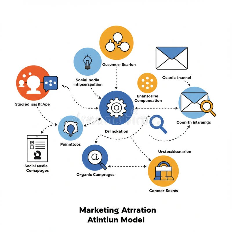 A Flowchart Features Various Interconnected Nodes Representing Components of a Stock ...