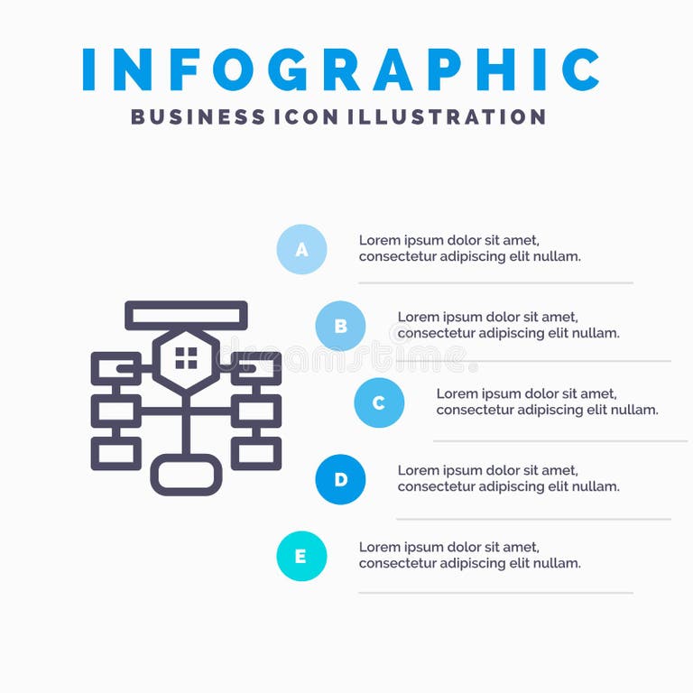 Flowchart, Flow, Chart, Data, Database Blue Infographics Template 5 ...