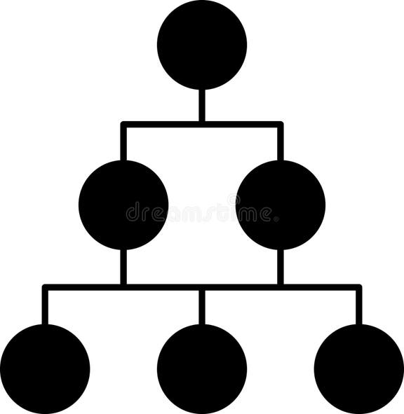 Flowchart. Hierarchy Vector Icons. Org Chart. Organizational Flow ...