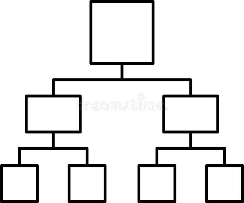 Flowchart. Hierarchy Vector Icons. Org Chart. Organizational Flow ...