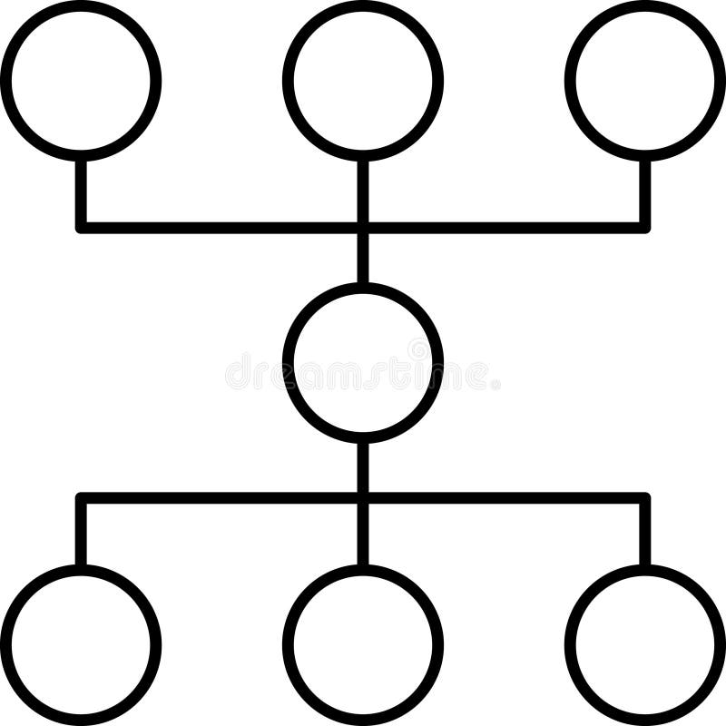 Flowchart. Hierarchy Vector Icons. Org Chart. Organizational Flow. Vector. Stock Vector ...