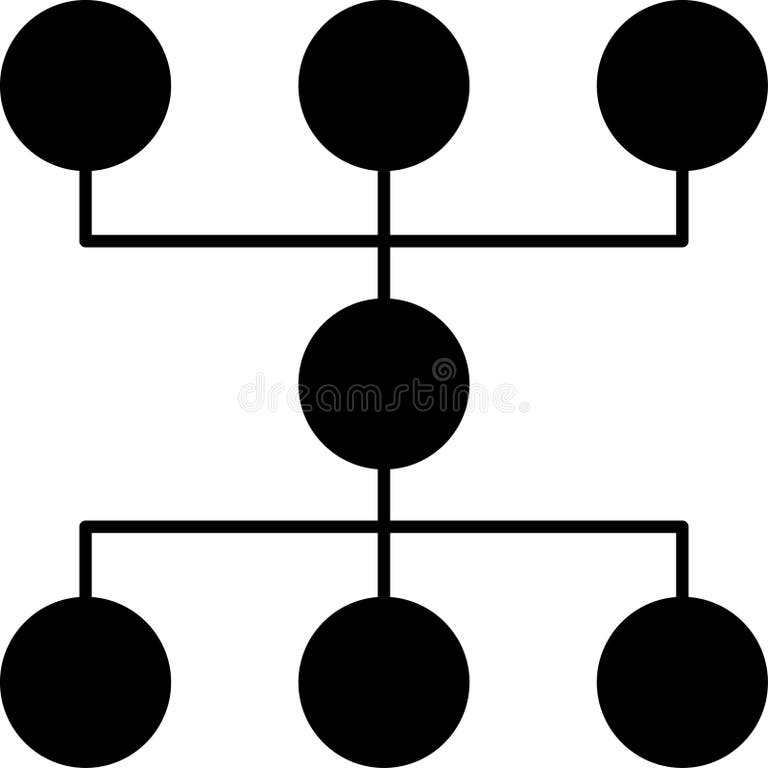 Flowchart. Hierarchy Vector Icons. Org Chart. Organizational Flow. Vector. Stock Illustration ...