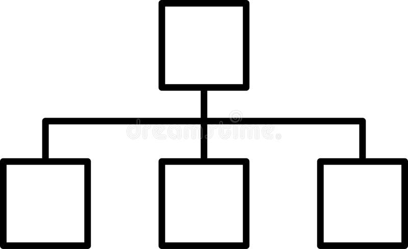 Flowchart. Hierarchy Vector Icons. Org Chart. Organizational Flow ...