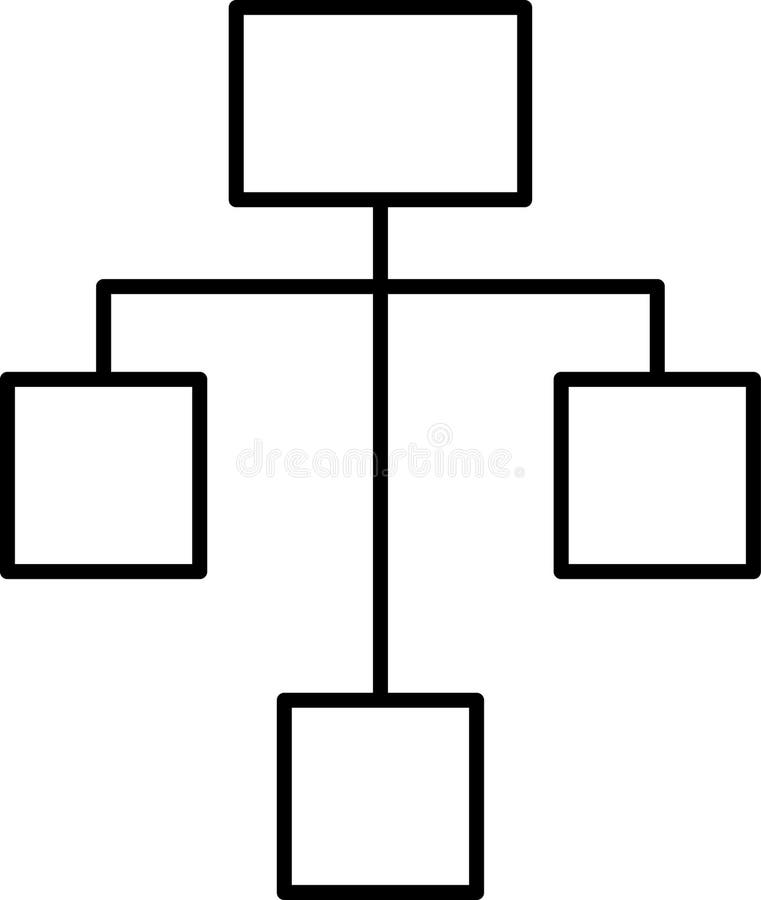 Flowchart. Hierarchy Vector Icons. Org Chart. Organizational Flow ...