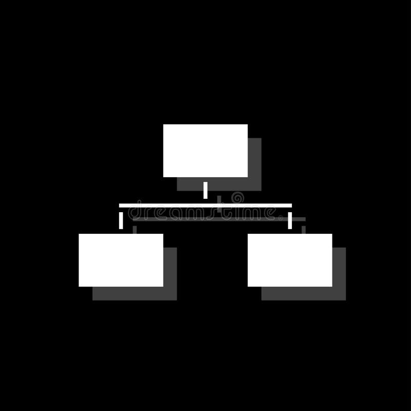 Flowchart icon flat stock illustration. Illustration of diagram - 138084132