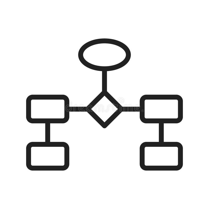 Flowchart Icon Vector Image. Suitable for Mobile Apps, Web Apps and ...