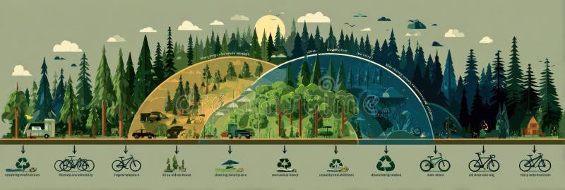 Flowchart Illustrates Eco-Friendly Actions and Their Positive Long-Term ...