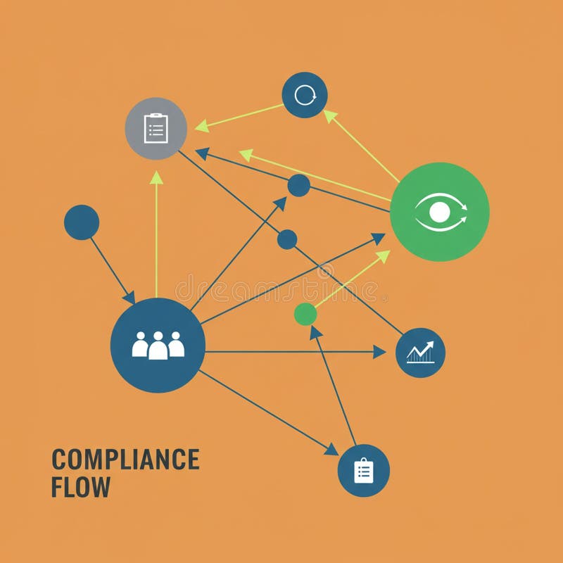 Flowchart Illustrating a Multi-step Process. Begins with Blue Diamond ...