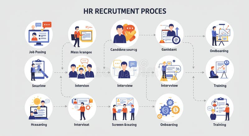 Flowchart Illustrating the Human Resources Recruitment Process ...